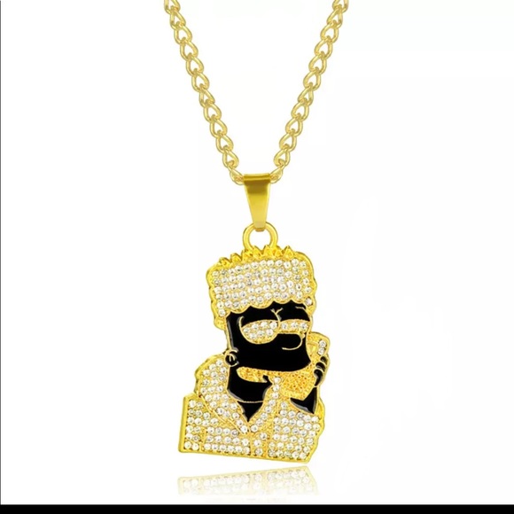 Jewelry | Cool Bart Simpsons Necklace | Poshmark